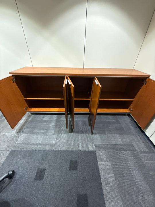 Wooden 5 Door Counter Height Credenza – Premiere Office Furniture