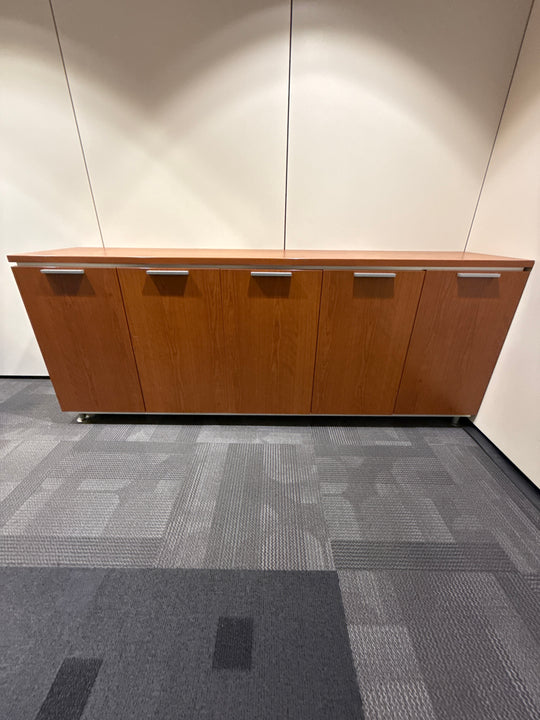 Wooden 5 Door Counter Height Credenza – Premiere Office Furniture