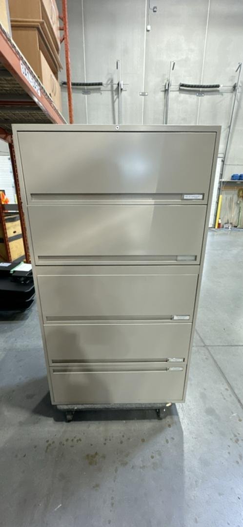 Metal 5-High Lateral File Cabinet – Premiere Office Furniture