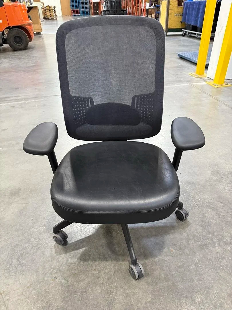 Teknion Projek Task Chair w/Leather Seat (Leather Cracking) – Premiere ...